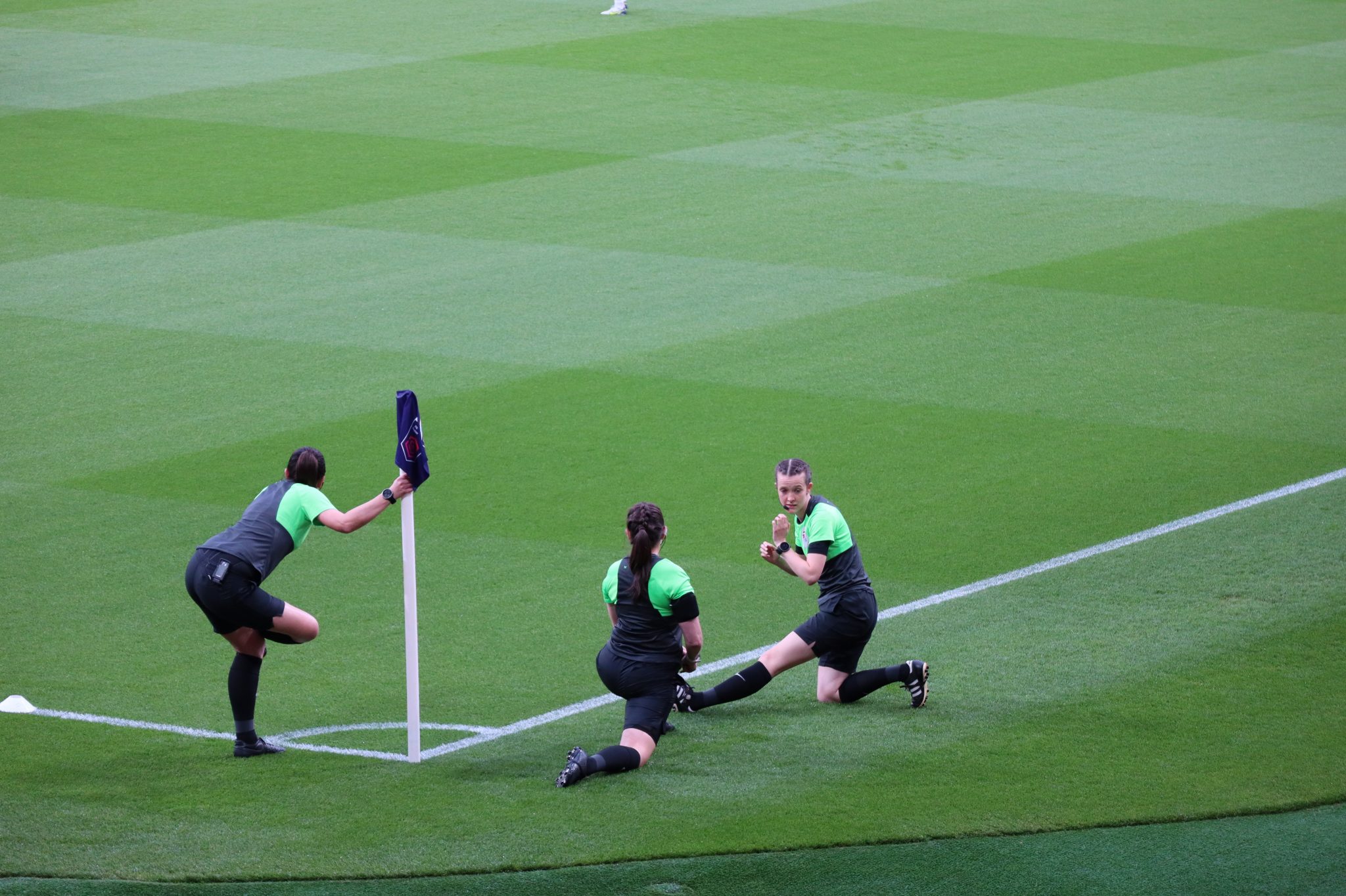 Ceri Williams at The Emirates Stadium
